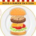 Build a Burger Game, Burger Pretend Play,preschool , Learning Activity ...