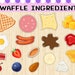 Build a Waffle Game, Waffle Pretend Play,preschool, Learning Activity ...