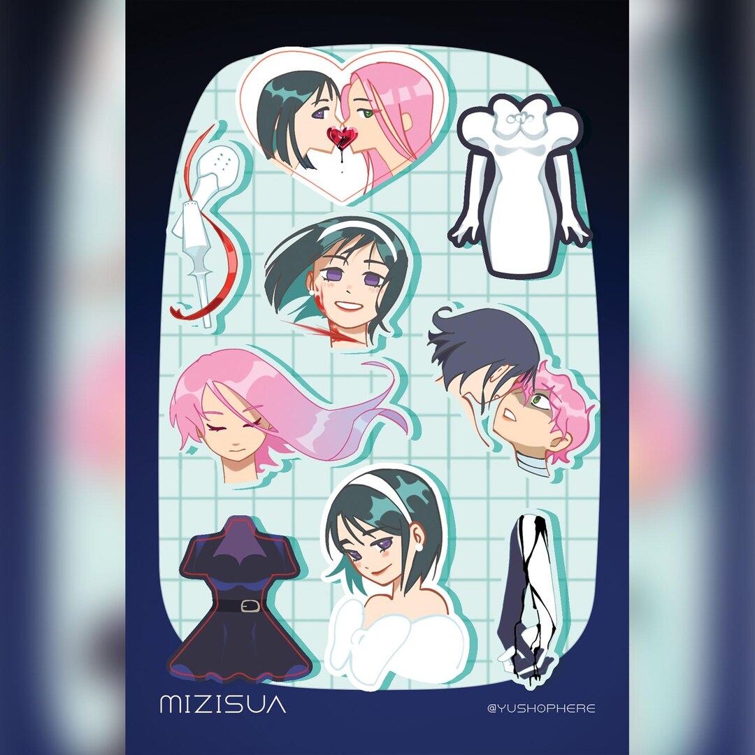 Mizisua Alien Stage Vinyl Sticker Sheet - Mizi Sua ALNST Stickers for ...