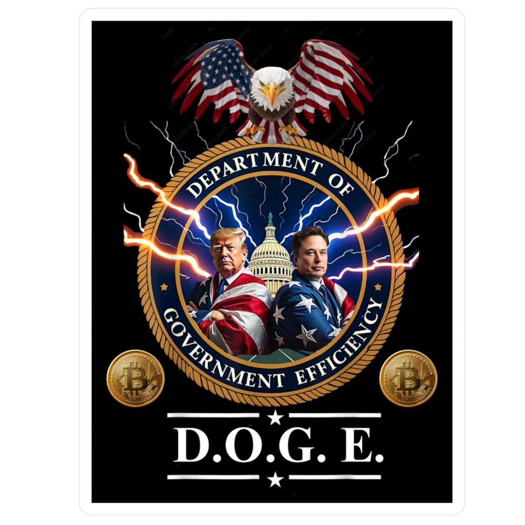 D.O.G.E. Department of Government Efficiency Decals | Donald Trump ...