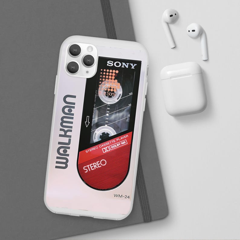 Retro 1985 Sony Walkman - Colorful Design - Flexible iPhone Case ...