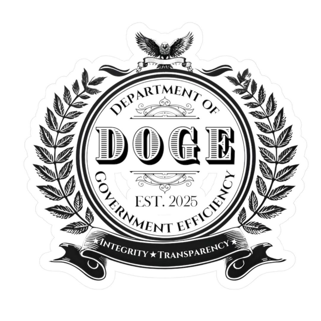 DOGE Decals - Kiss-cut Vinyl Stickers in 3 Sizes, Perfect for Laptops ...