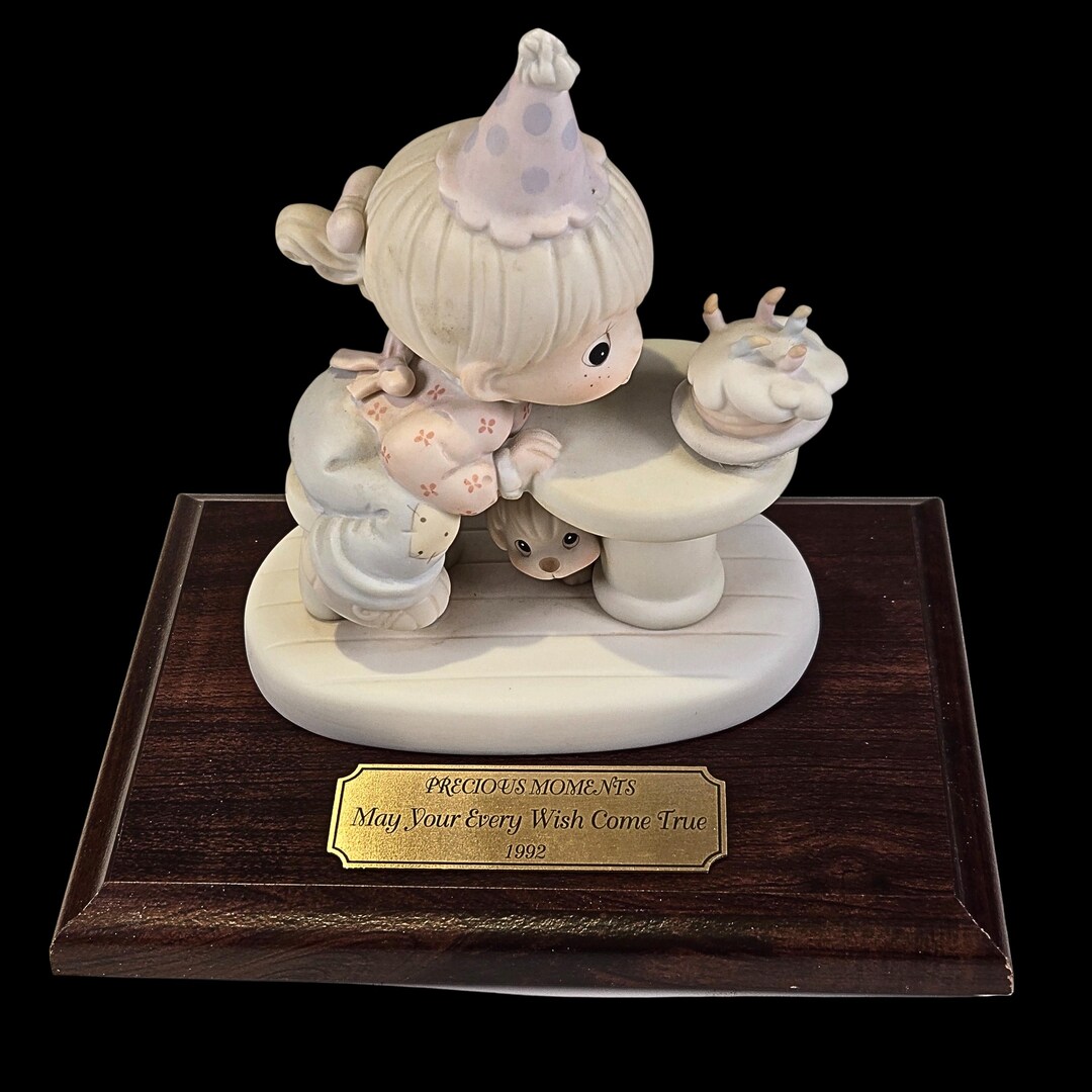Rare PRECIOUS MOMENTS "may Your Every Wish Come True" 1992, No. 524298 ...