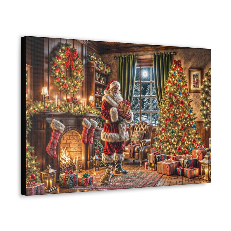 Christmas Canvas Art - Etsy