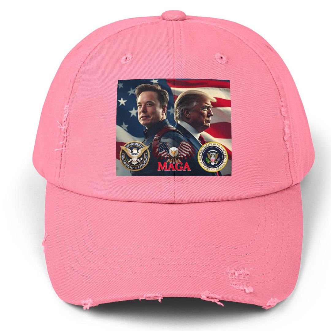DOGE MAGA Donald Trump & Elon Musk Patriotic Portrait | Unisex ...