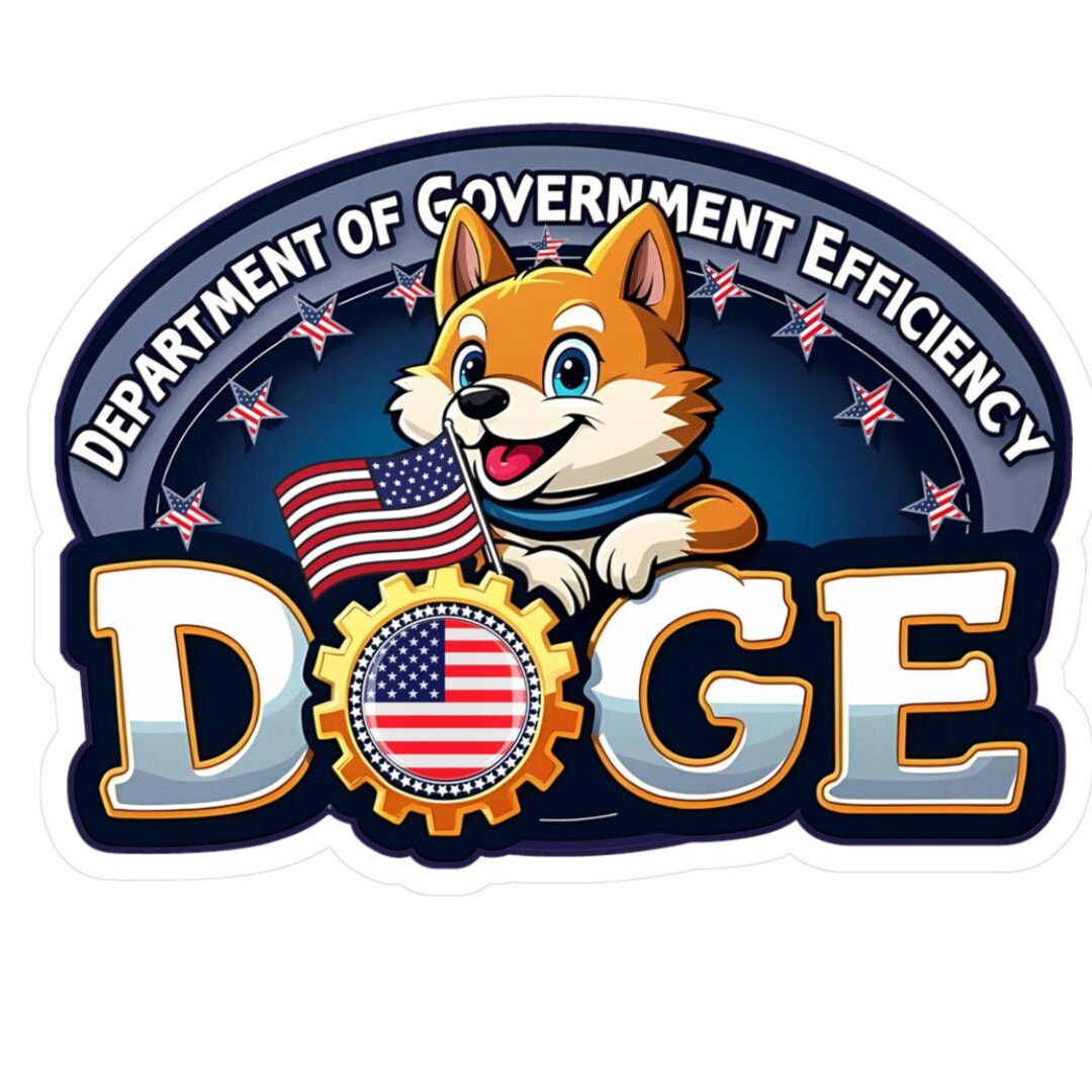 DOGE Decal | Department of Government Efficiency | Kiss-cut Vinyl ...