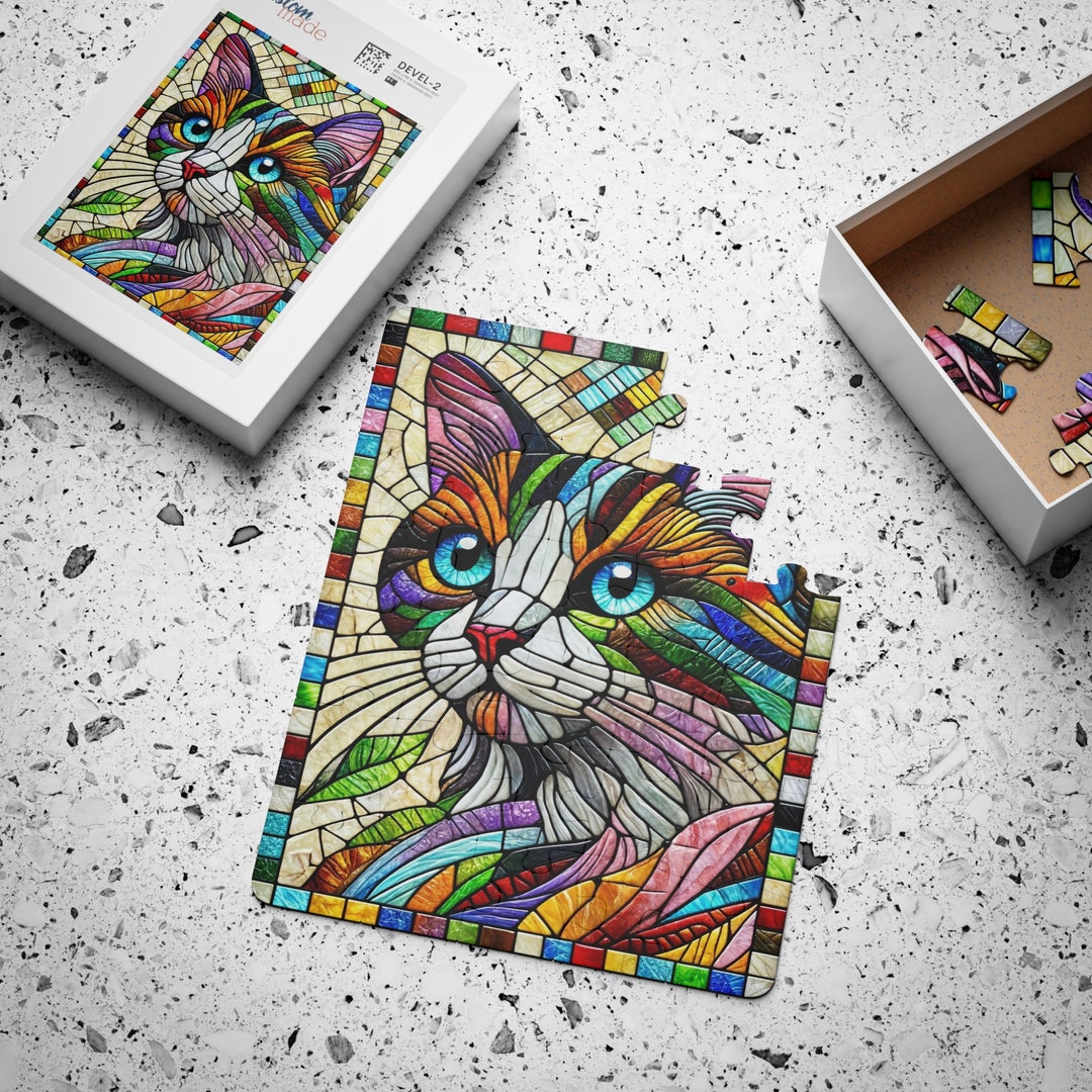 Kids 30-piece Cat Puzzle | Fun Educational Jigsaw for Toddlers | Bright ...