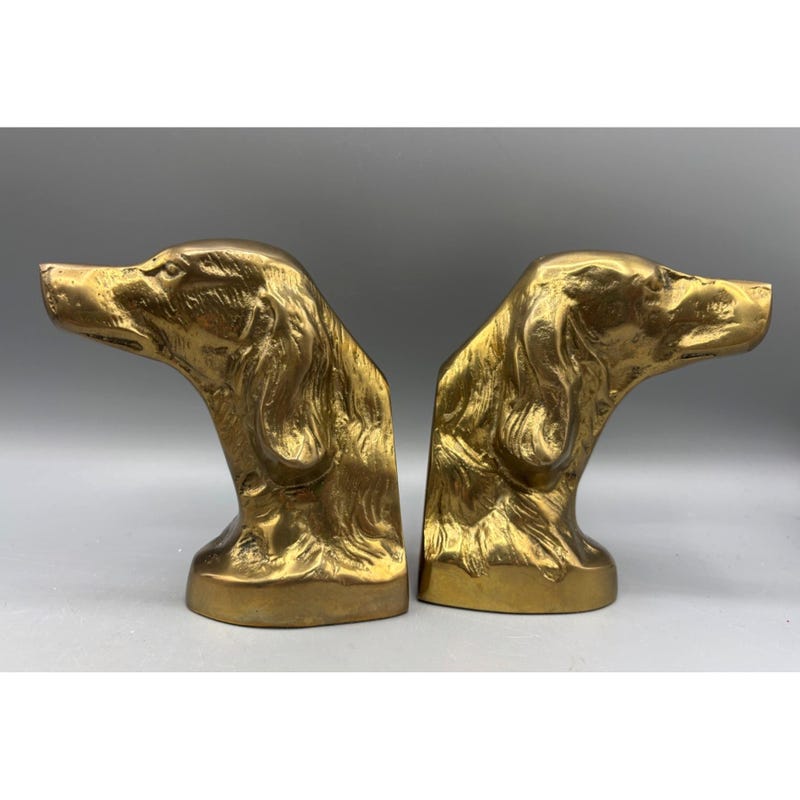 Dog Bookends - Etsy