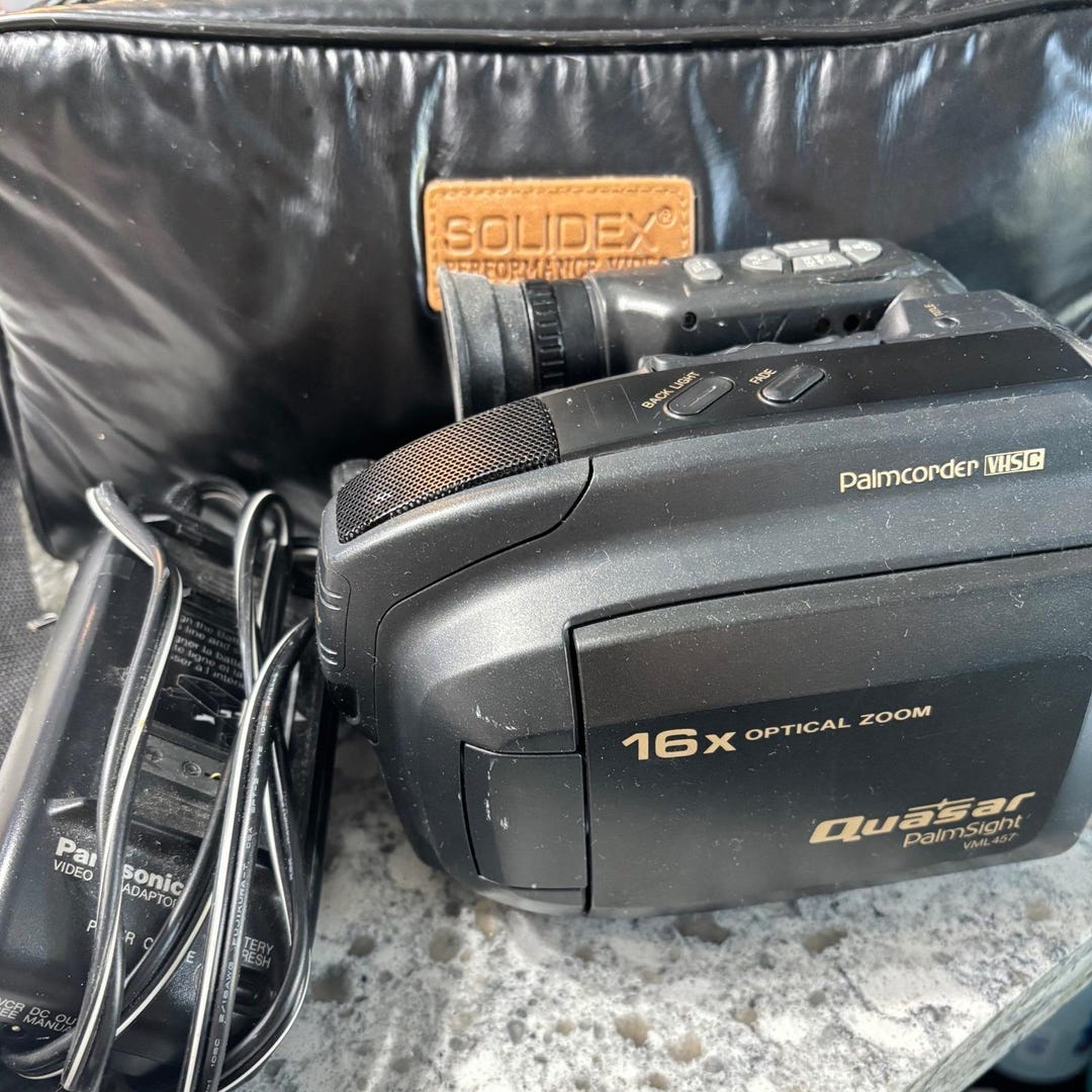 Quasar Palmcorder VHS VML457 Camcorder 16x Optical Zoom AC Adapter - Etsy
