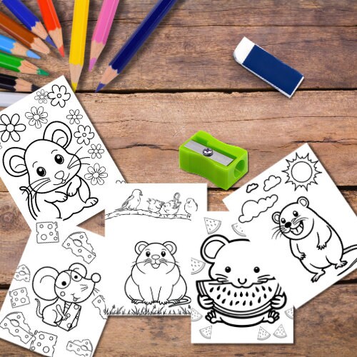 Fun Colouring Pages for Moms and Tots - Etsy