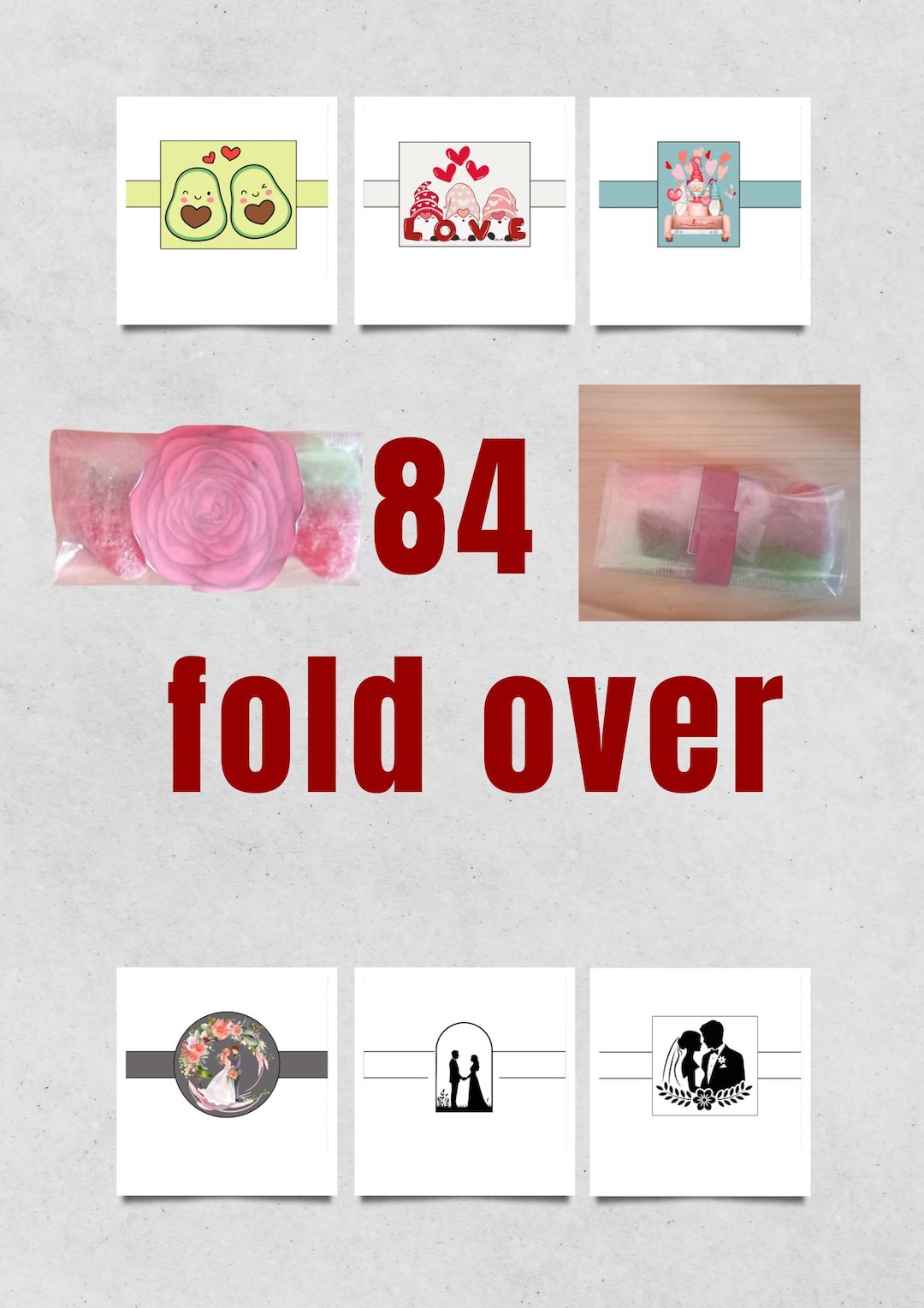 Fold Over Sweet Wrap- Digital Download - Etsy