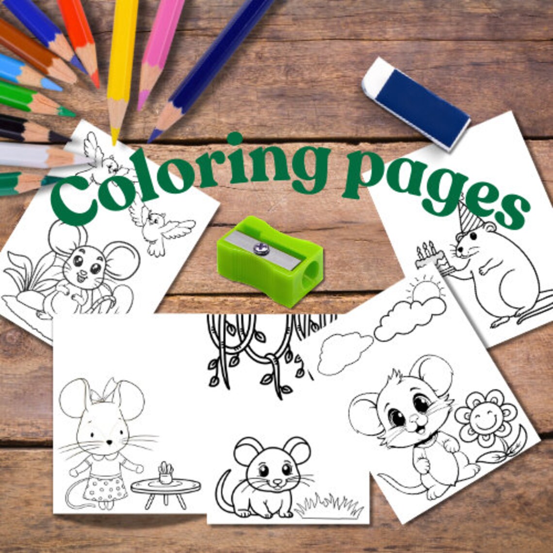 Fun Colouring Pages for Moms and Tots - Etsy