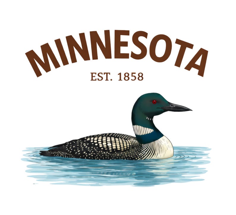 Minnesota Common Loon | PNG Files | Digital Download - Etsy