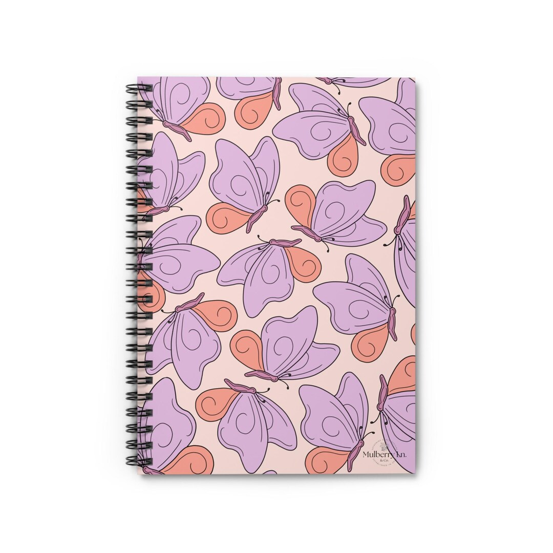 Girls School Butterfly Bliss Writing Office Notebook - Etsy