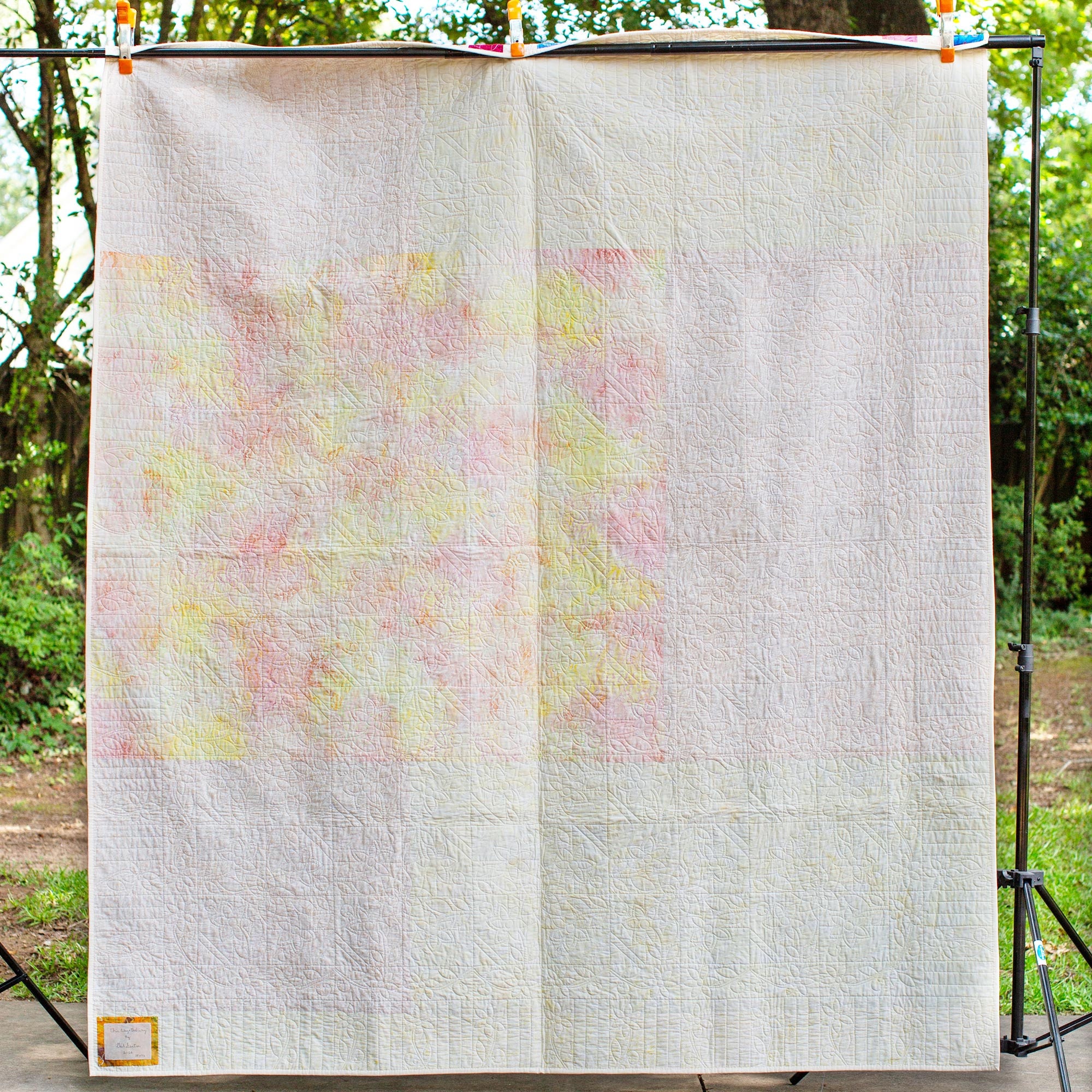 Handmade Heirloom Quilt With Appliqué / Daisies / Colorful Floral ...