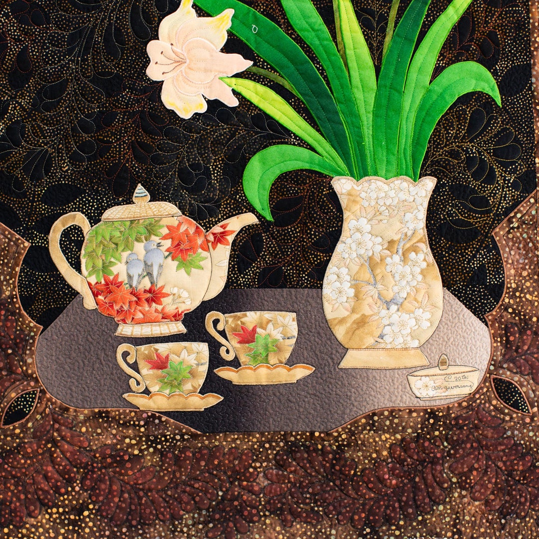 Handmade Original Design Heirloom Art Quilt With Appliqué / Wall Decor ...