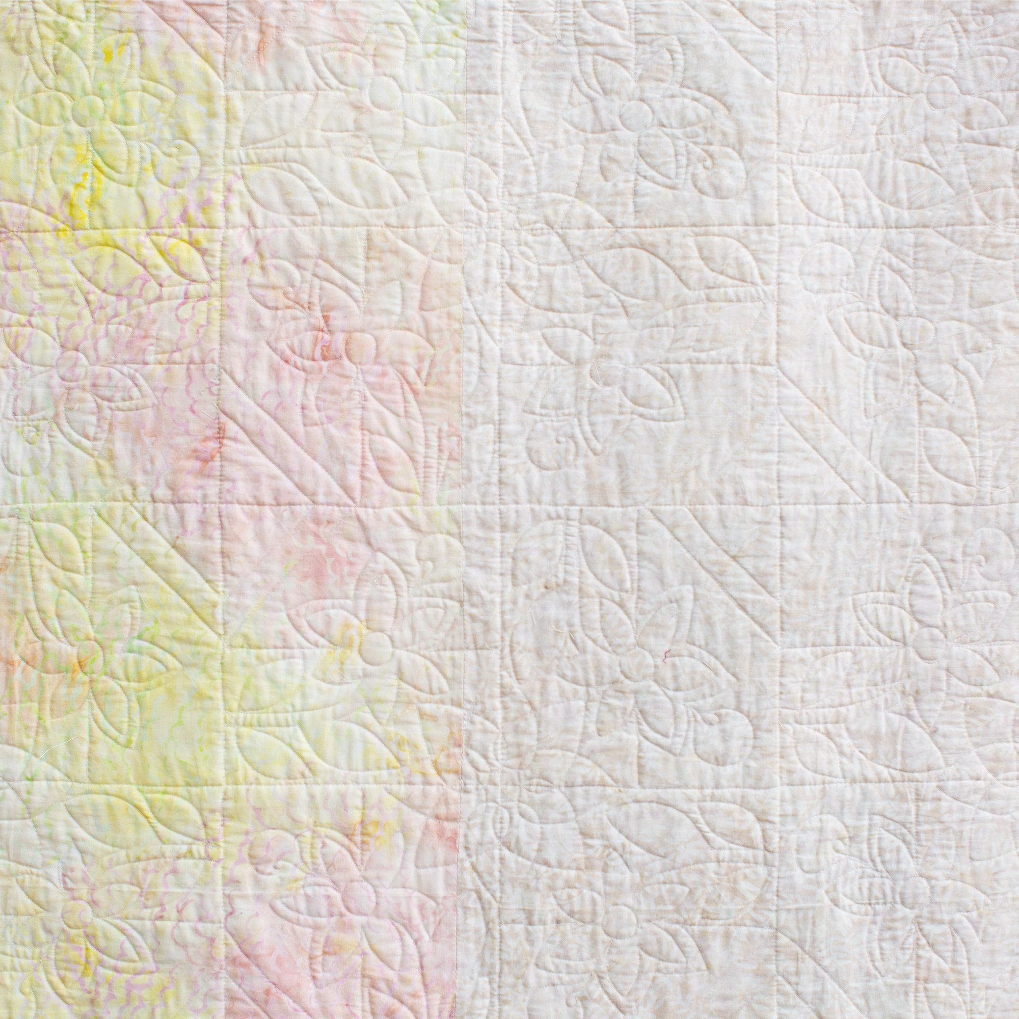Handmade Heirloom Quilt With Appliqué / Daisies / Colorful Floral ...