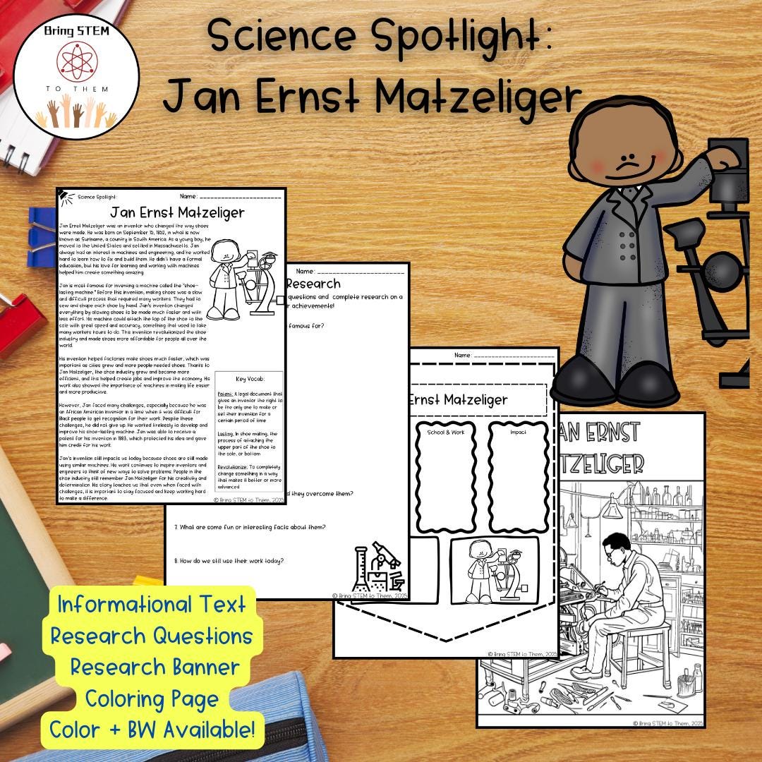 Black History Month Scientist/inventor Spotlight: Jan Ernst Matzeliger ...