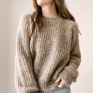 Knitting Pattern Knit Sweater Classic Knitting Pattern | Etsy