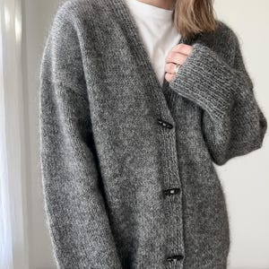Knitting Pattern - Knit Sweater Cardigan, Classic Knitting Pattern ...