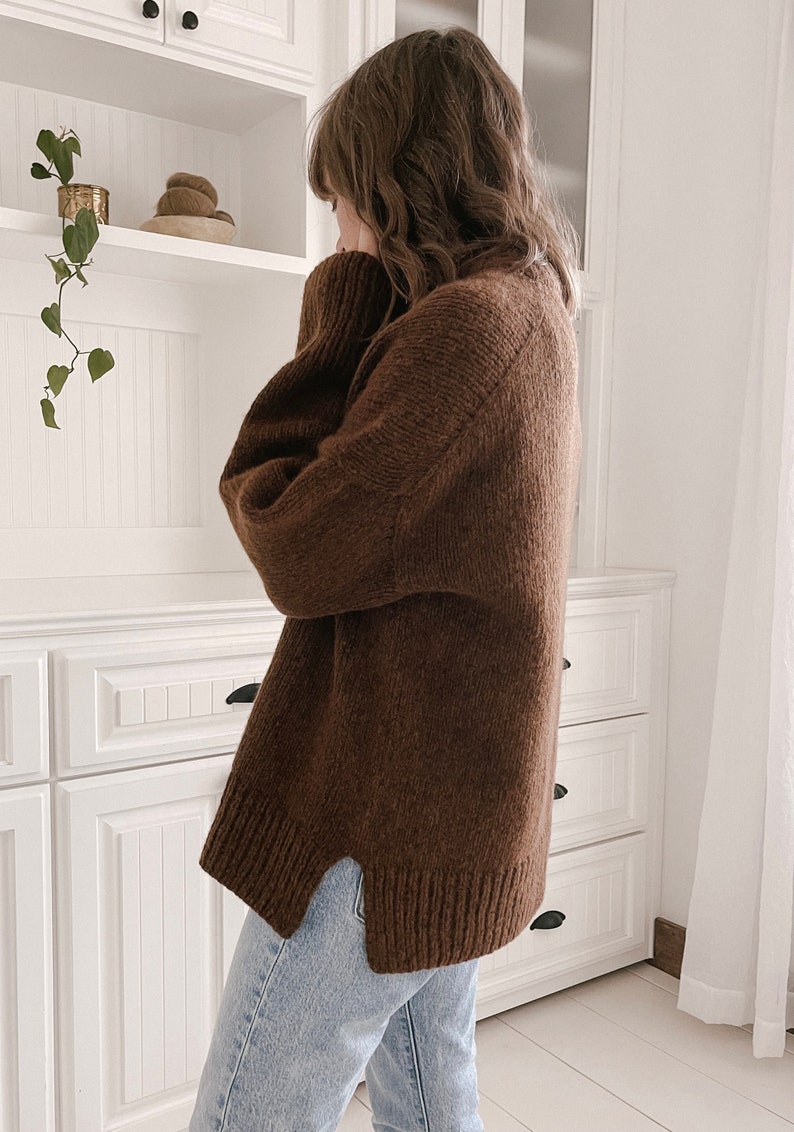 Knitting Pattern Knit Sweater Classic Knitting Pattern | Etsy