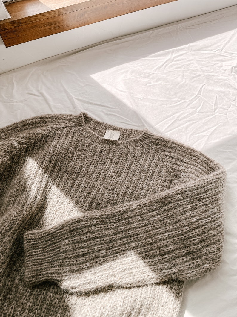 Knitting Pattern Knit Sweater Classic Knitting Pattern - Etsy