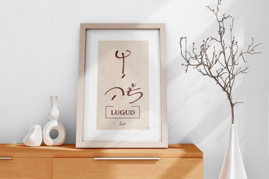 LUGUD Kulitan Kapampangan Script Poster, Filipino, Pinoy Art, Pampanga ...