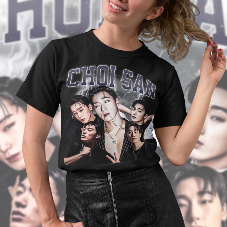 Limited Choi San Ateez Korean Pop Tshirt Vintage Unisex Shirt - Etsy