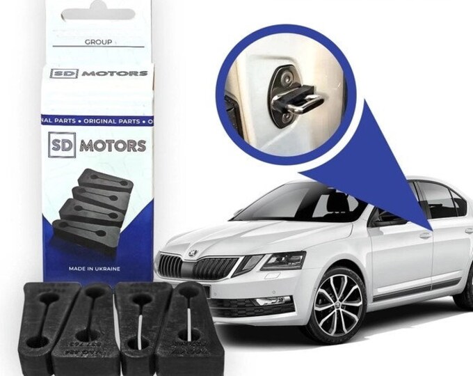 Door Lock Buffer Damper Skoda Octavia Fabia Kodiaq Karoq Superb Kamiq ...