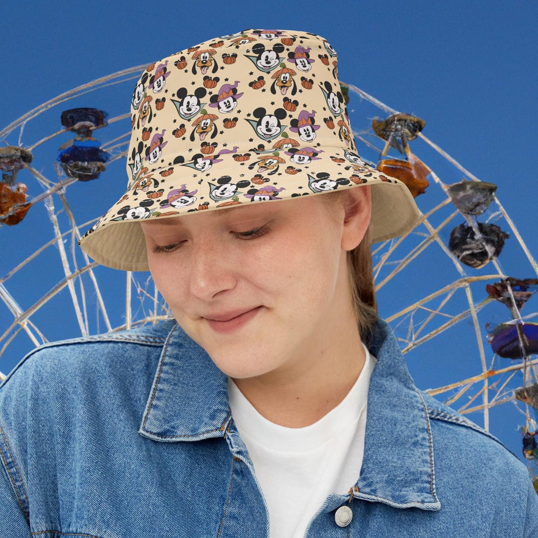 Mickey and Friends Spooky Gang Bucket Hat, Disney Mickey Halloween ...