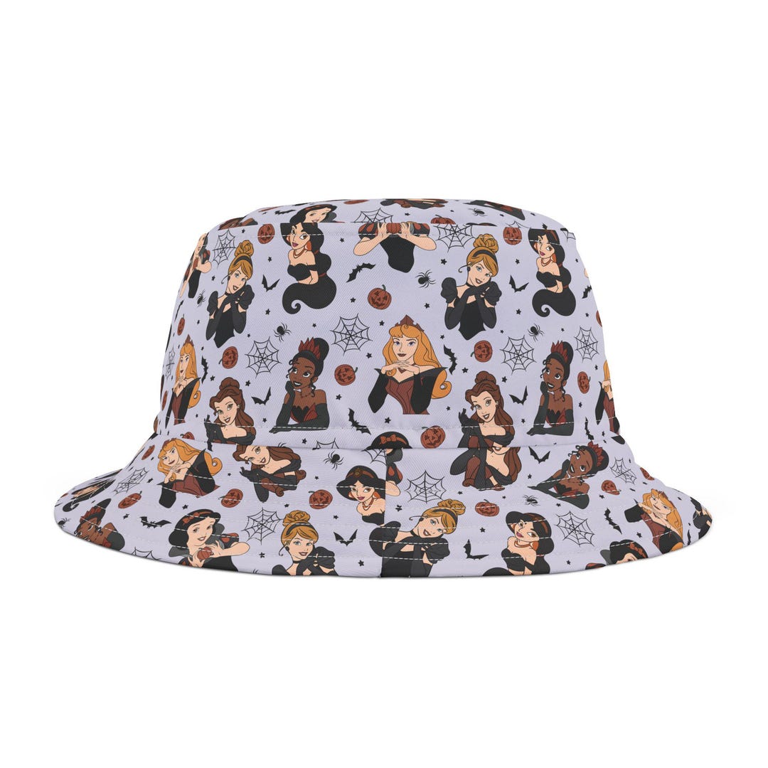 Disney Princesses Halloween Bucket Hat, Spooky Princesses Bucket Hat ...