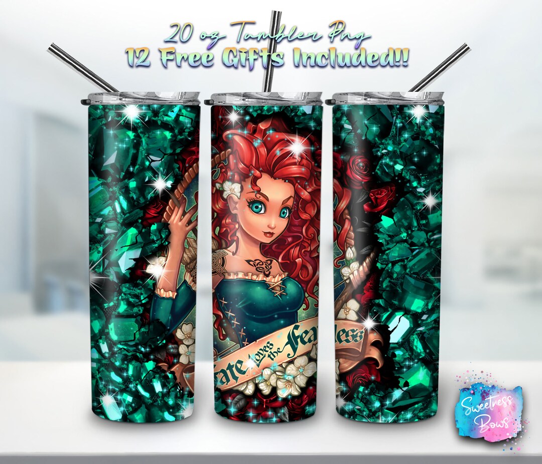 Tattoo Princess 20 Oz Skinny Tumbler Straight-tapered Wrap Png - Etsy