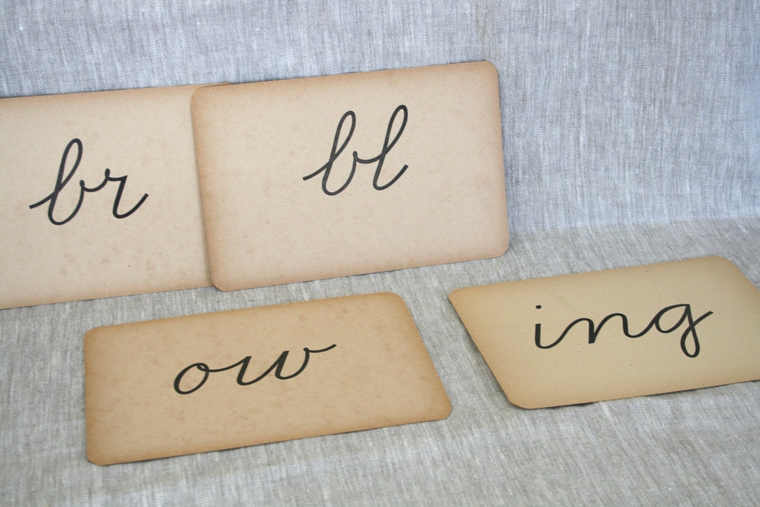 Victorian Phonetic Flashcards - Etsy