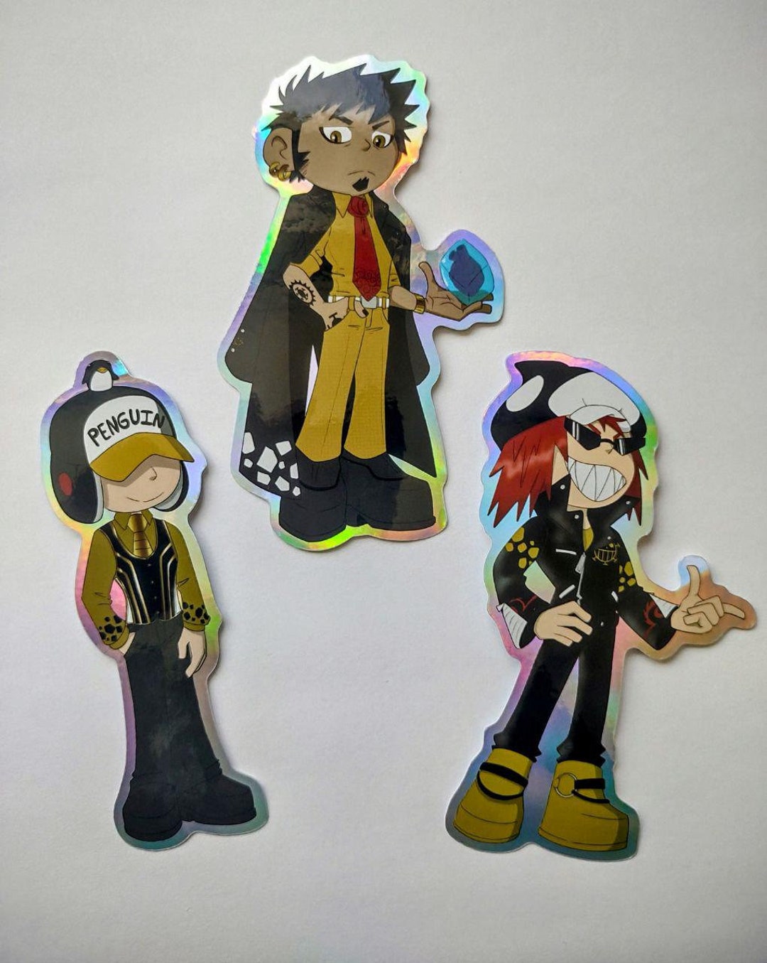 Heart Pirates Law Shachi Penguin Chibi Fashion Stickers [set 1] - Etsy