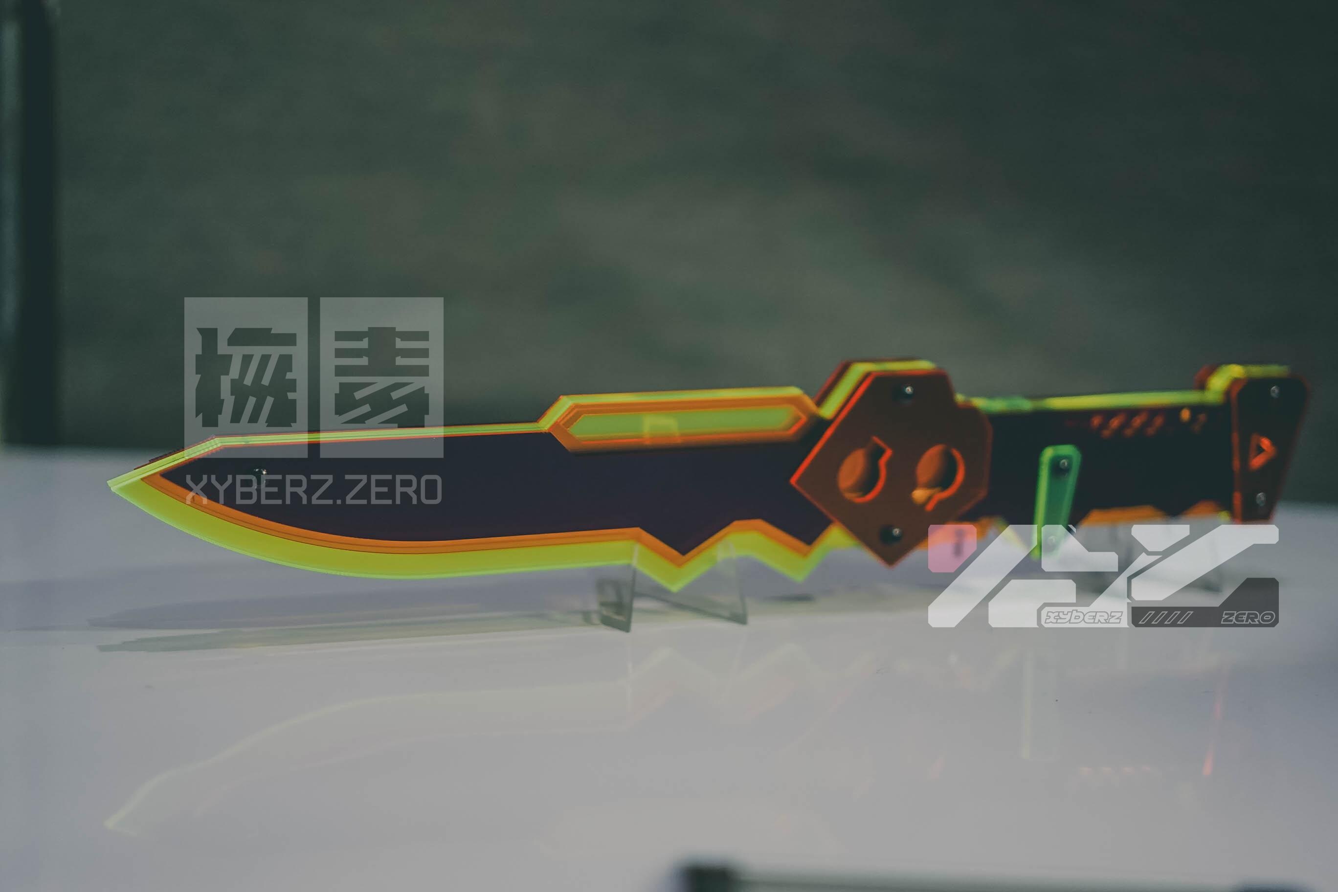 PROGRESIVE Knife EVA-01 Cyberpunk Ver. With LED Light Evangelion ...