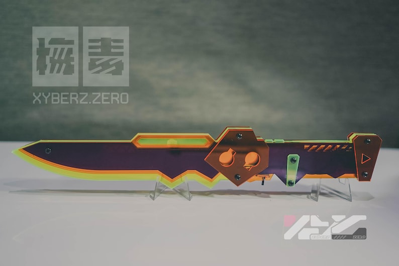 PROGRESIVE Knife EVA-01 Cyberpunk Ver. With LED Light Evangelion ...