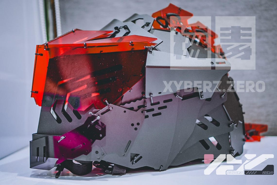 Cyber Goblin Slayer Superimagined Helmet, Wearable Helmet, Futuristic ...