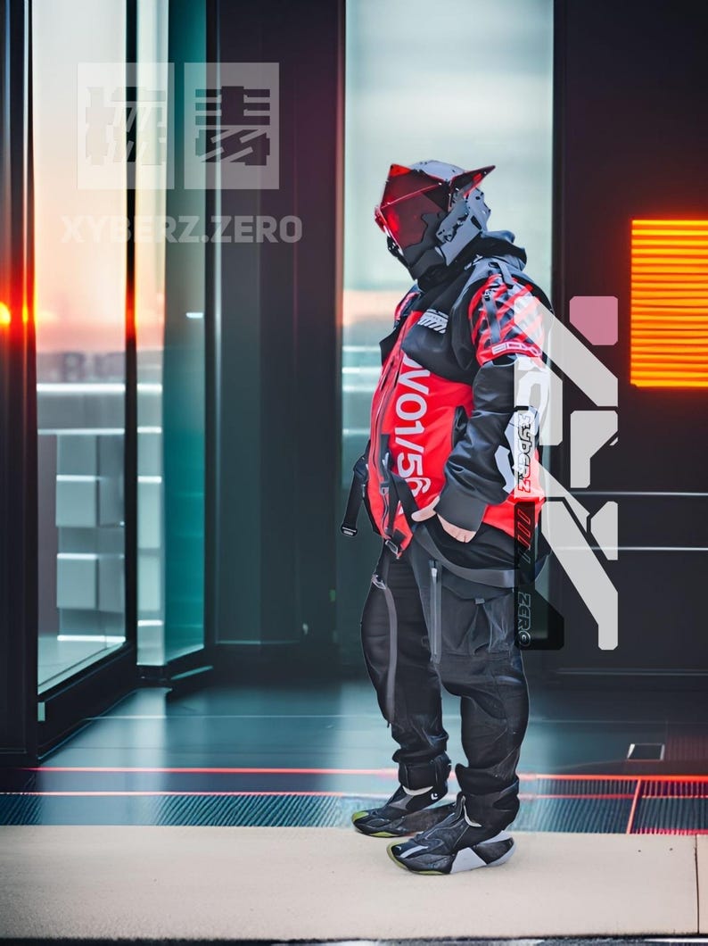 Cyber Iron-Blooded Monarch Helm, tragbarer Helm, Futuristischer Helm ...