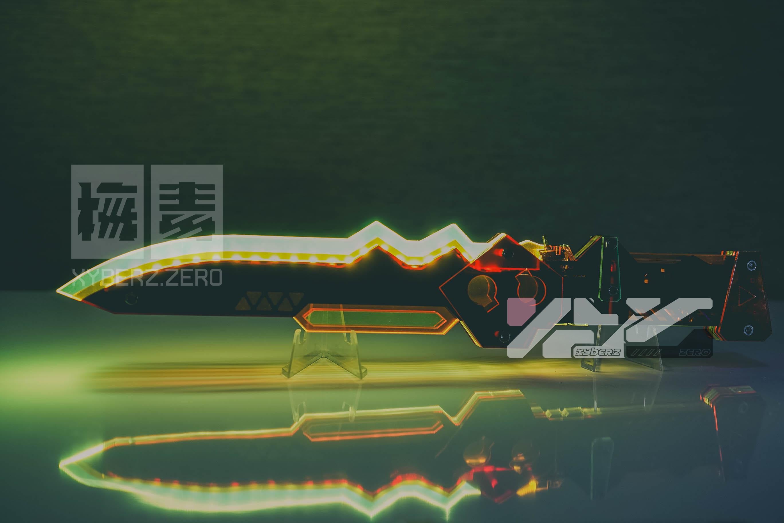 PROGRESIVE Knife EVA-01 Cyberpunk Ver. With LED Light Evangelion ...