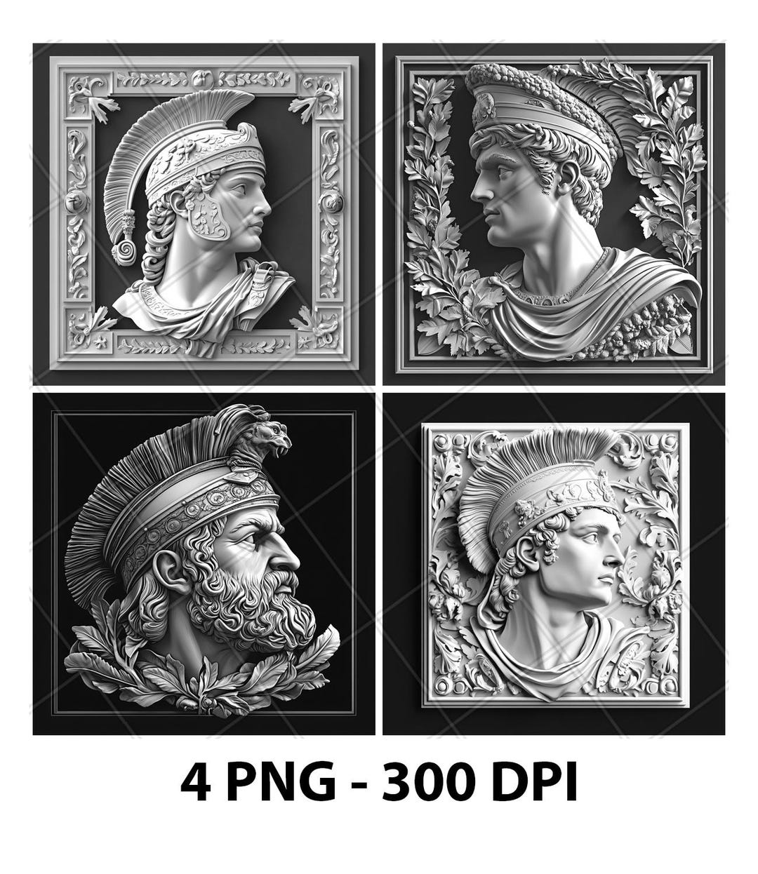 Ancient Roman Emperor Soldier Laser Engraving Files Slate Engrave PNG ...