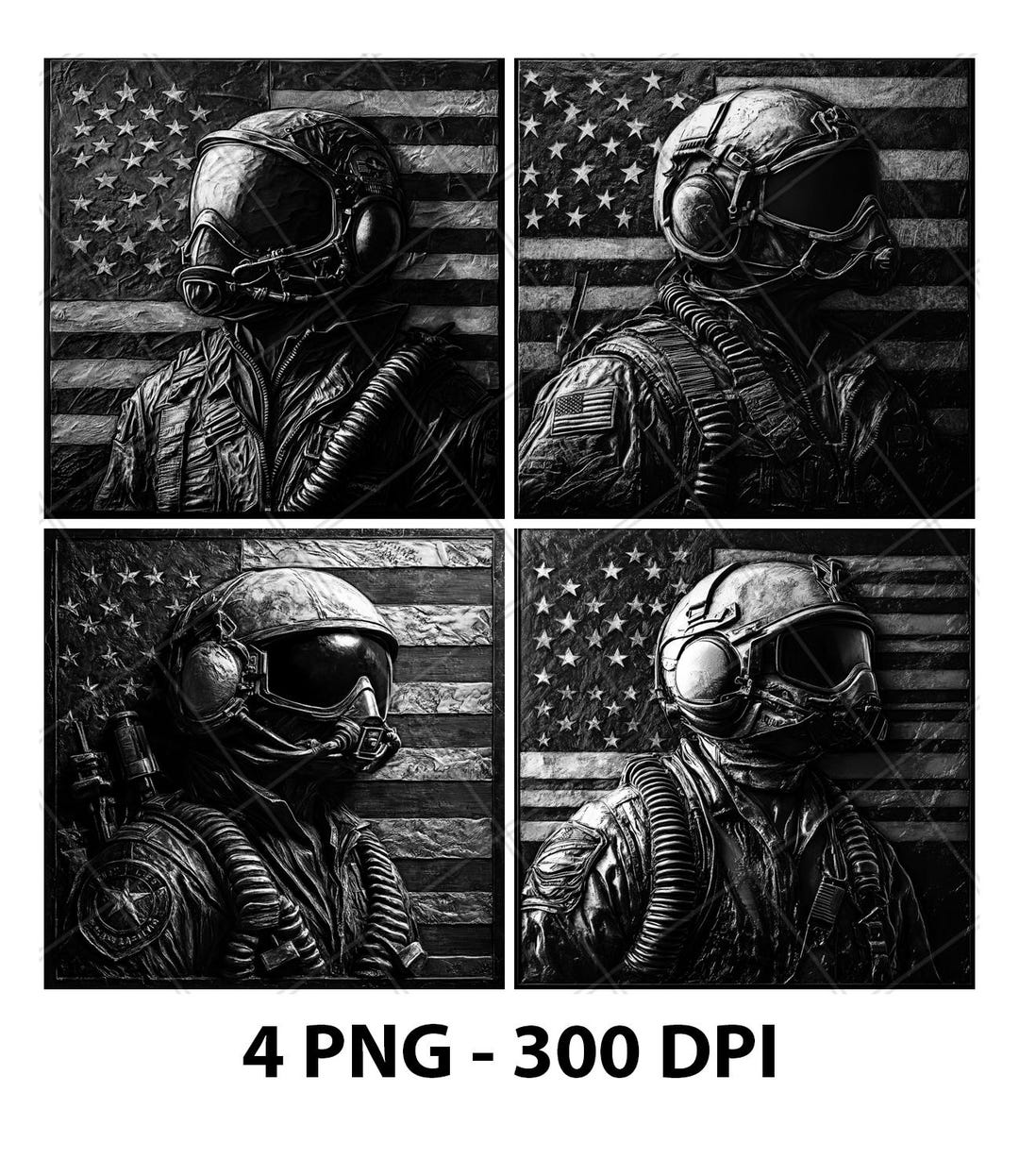 American Fighter Jet US Pilot 3D Illusion Laser File PNG Slate Engrave ...
