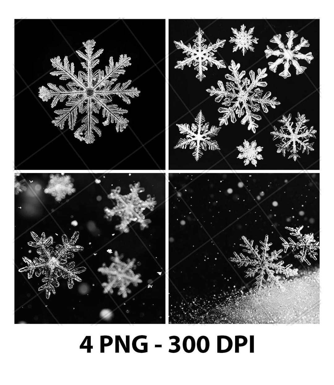Snowflakes Laser Engraving Files Winter Symbol Cold Slate Engrave PNG ...