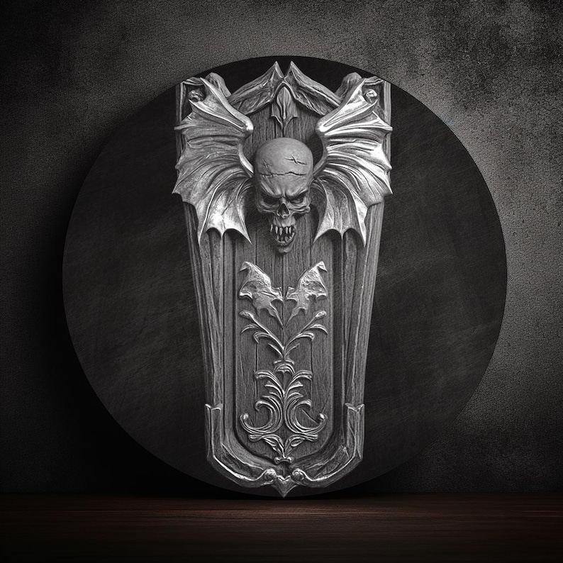 Coffin Vampire Box Dracula Sleeping Bed 3D Illusion Laser File PNG ...