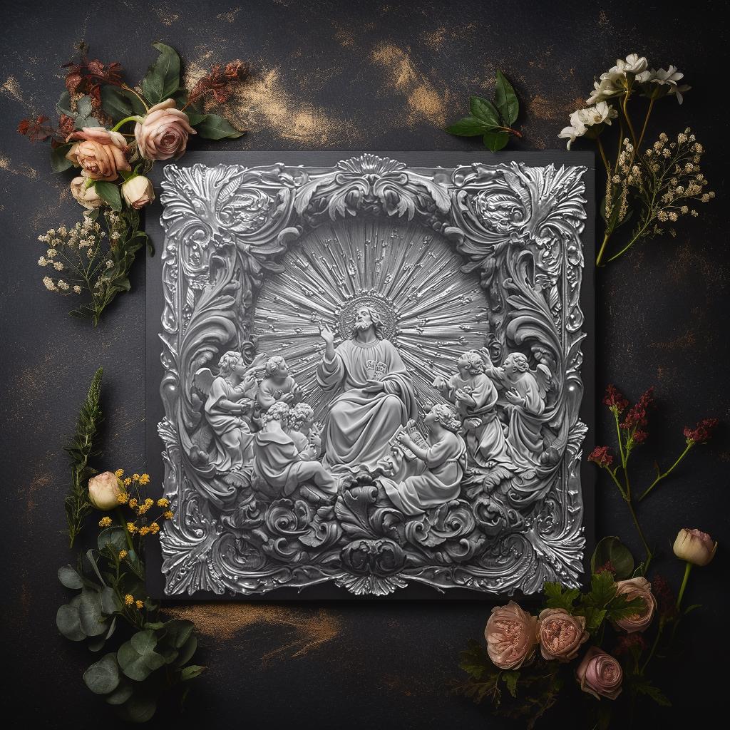 Apostle Lord’s Prayer Heaven Saint Church 3D Illusion Laser File PNG ...