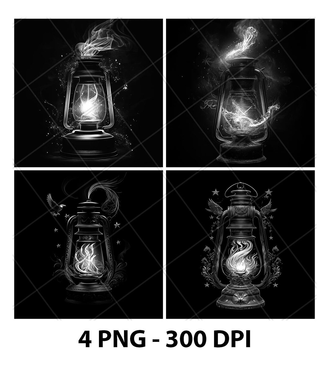 Classic Oil Lamp Candle Light Fire Flame Laser Engraving Slate Design ...