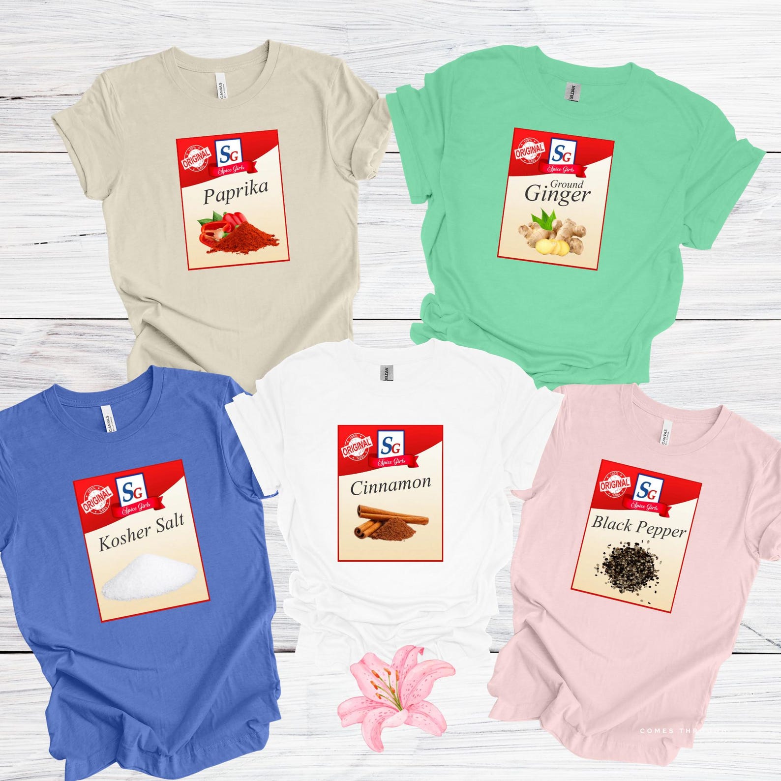 Halloween Spice Shirts, Spice Matching Tees, Halloween Spice Girls ...