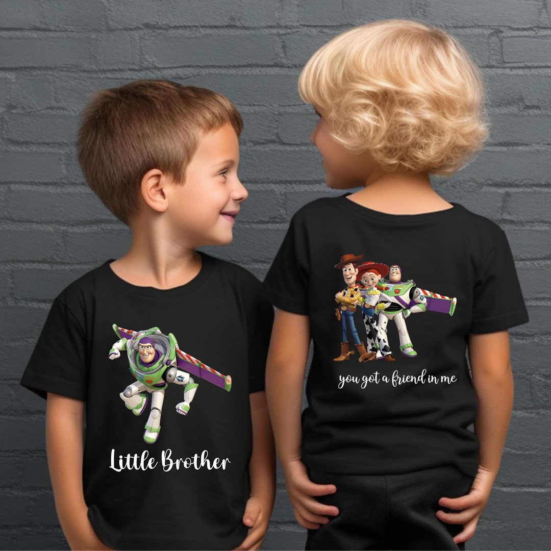 2-sided Disney Toy Story Big Brother Big Sister Little Brother Shirt ...