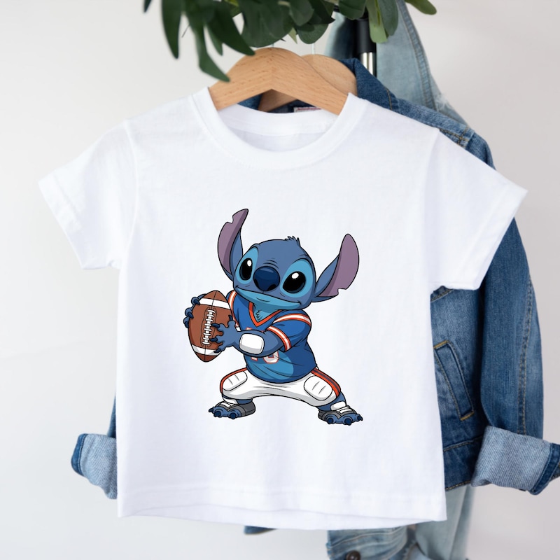 Stitch Football 6 Shirt - Etsy