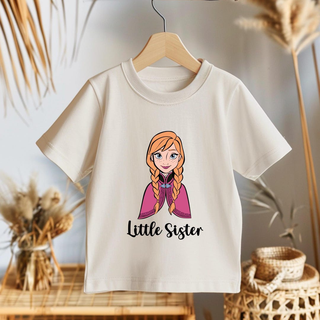 Frozen Elsa Anna Big Sister Little Sister Shirt, Girls Trip Matching ...