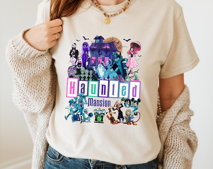 The Haunted Mansion Shirt, Bed and Breakfast T-shirt, Halloween Shirts ...